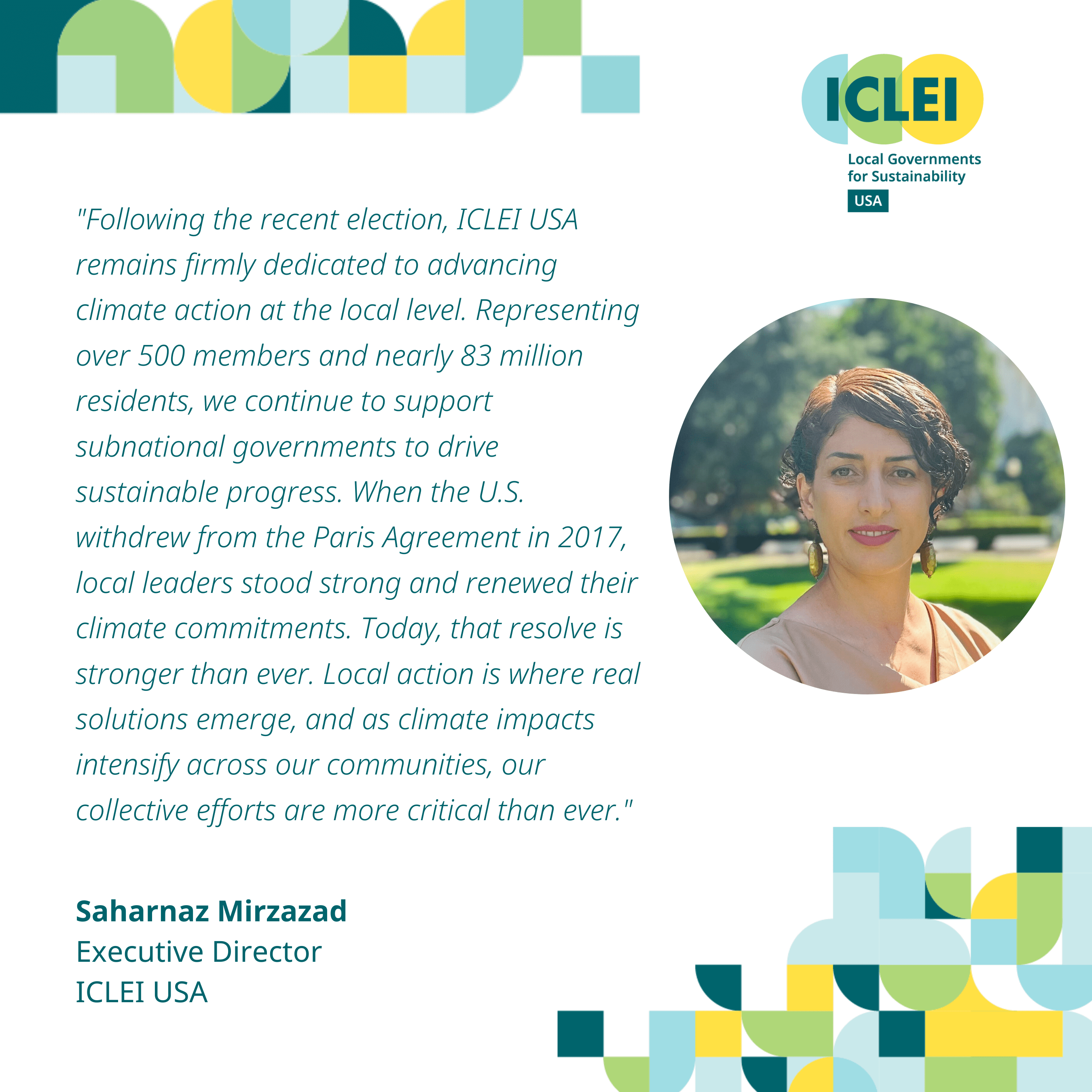 Our Commitment to Local Climate Action | ICLEI USA